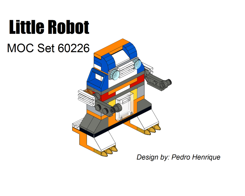 LEGO MOC Little Robot - MOC 60226 by Pedro_Henrique | Rebrickable ...