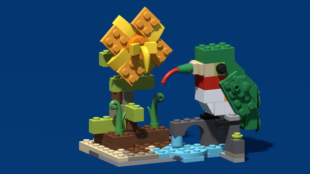 LEGO MOC BYGGLEK Hummingbird by mattking4 | Rebrickable - Build with LEGO