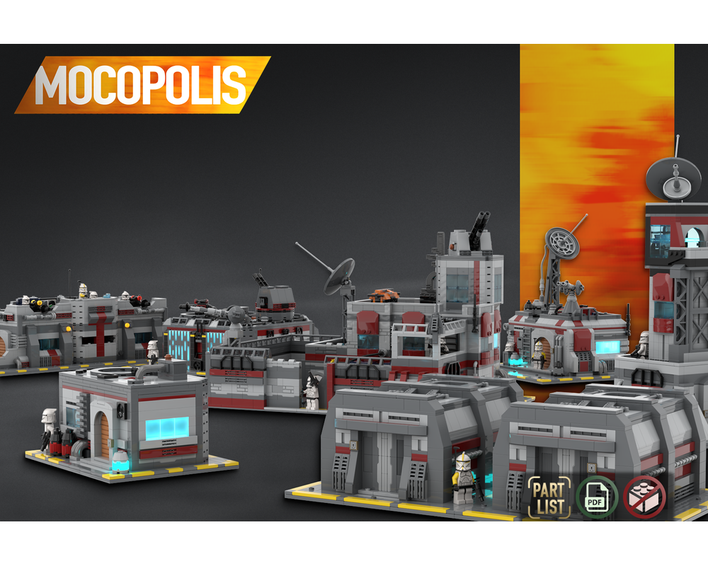 LEGO MOC SW CLONE BASE BUNDLE by MOCOPOLIS | Rebrickable - Build with LEGO
