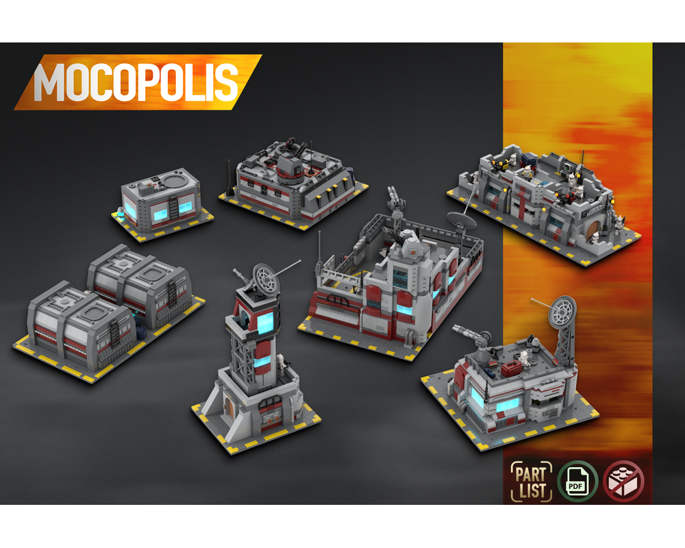 LEGO MOC SW CLONE BASE BUNDLE by MOCOPOLIS | Rebrickable - Build with LEGO