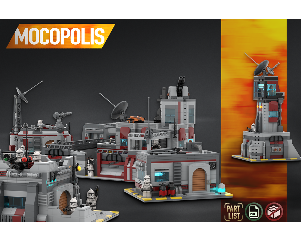 LEGO MOC SW CLONE BASE BUNDLE by MOCOPOLIS | Rebrickable - Build with LEGO