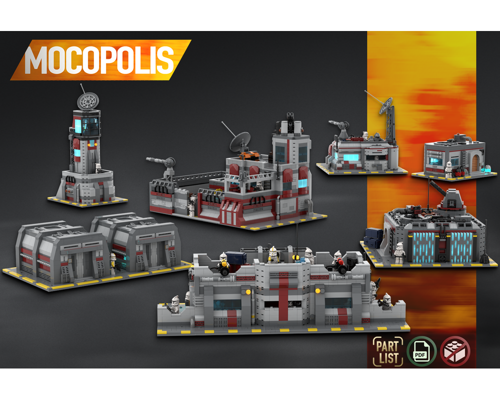 LEGO MOC SW CLONE BASE BUNDLE by MOCOPOLIS | Rebrickable - Build with LEGO