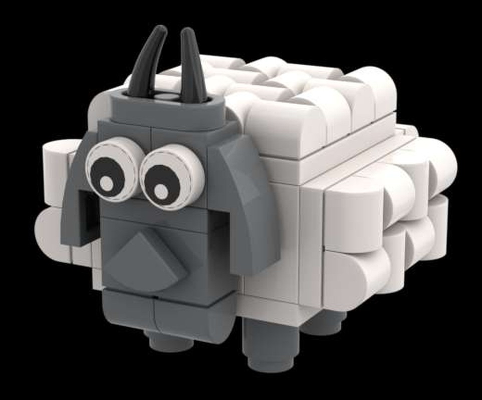 Lego Moc Haggis Httyd Sheep By Kestron Rebrickable Build With Lego