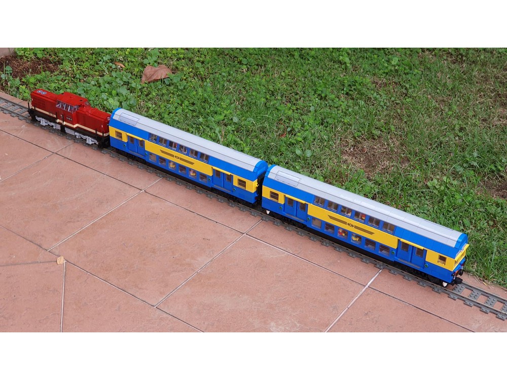LEGO MOC MOCPACK > BR110 + Double Deck Train Car by langemat ...
