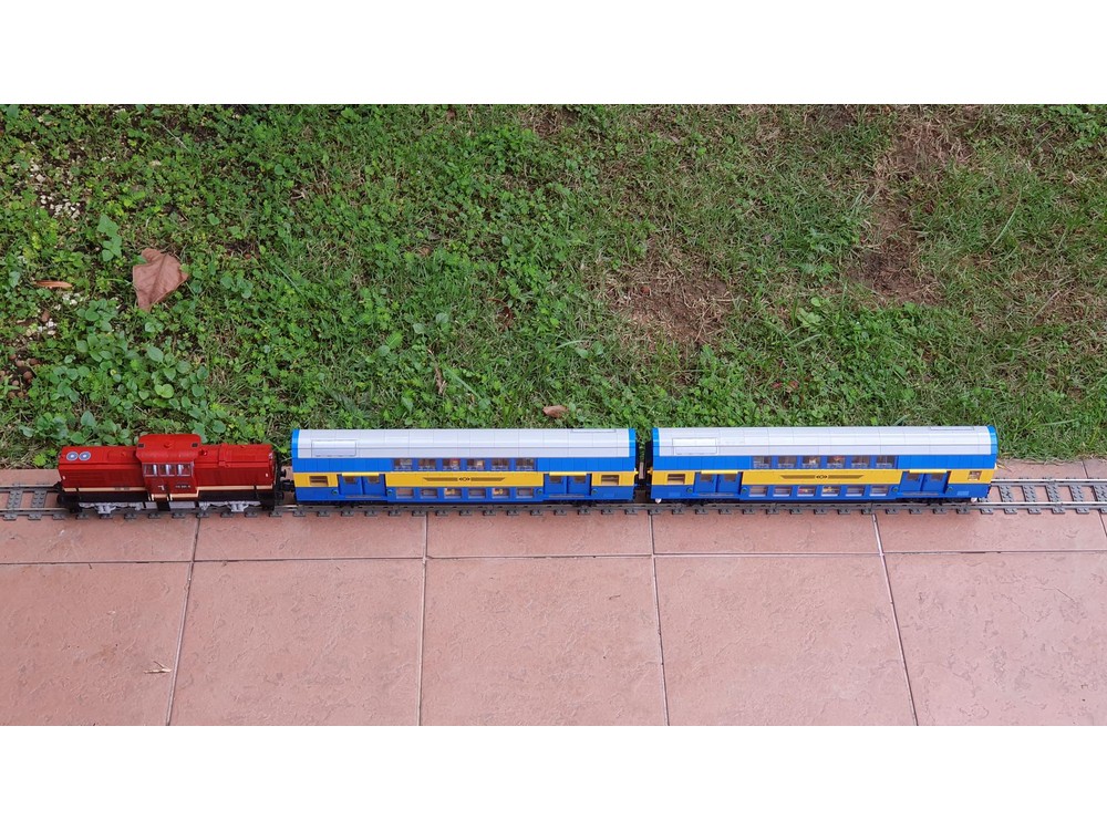 LEGO MOC MOCPACK > BR110 + Double Deck Train Car by langemat ...