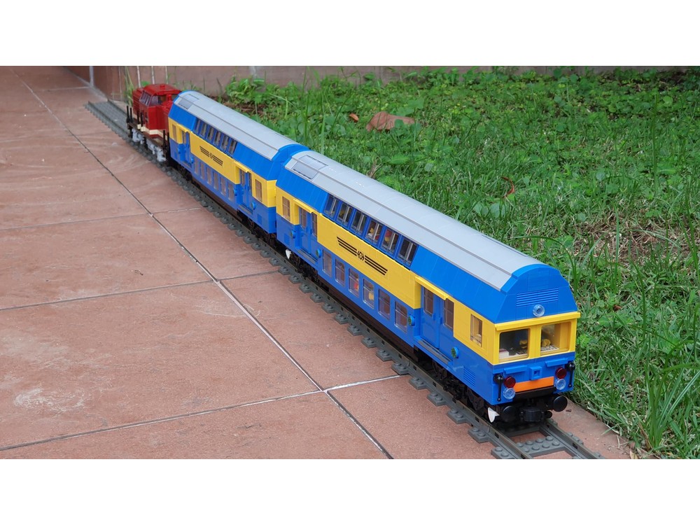 LEGO MOC MOCPACK > BR110 + Double Deck Train Car by langemat ...