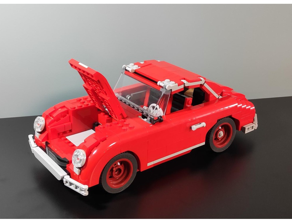 LEGO MOC 10258 Porsche 356 Coupe by Kirvet | Rebrickable - Build with LEGO