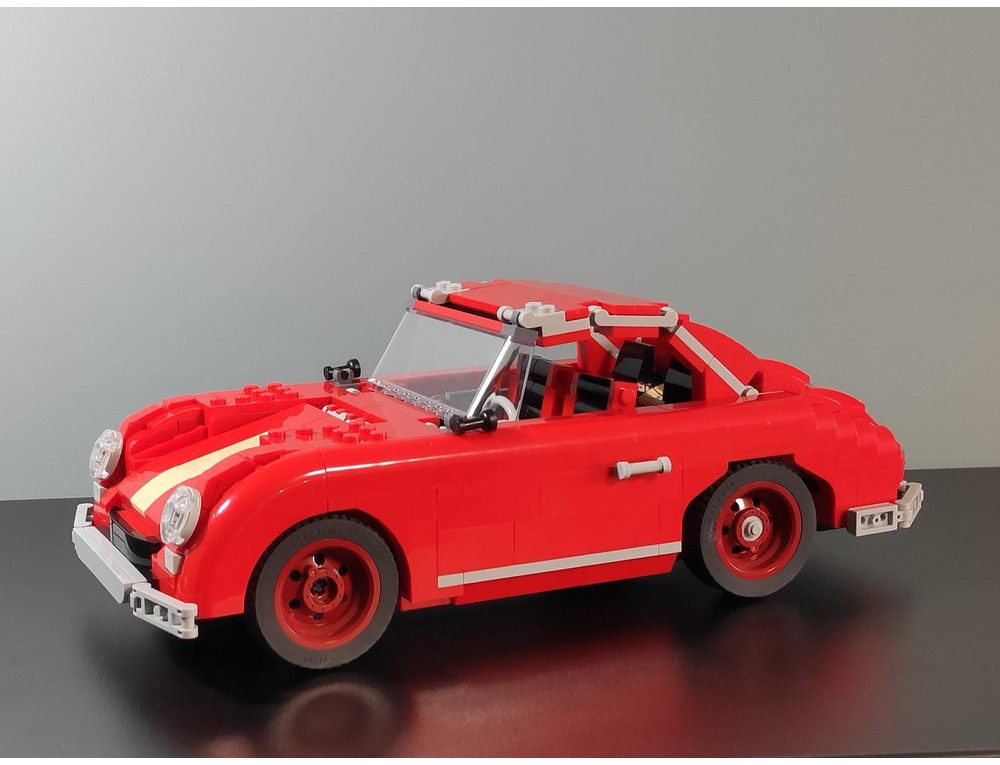LEGO MOC 10258 Porsche 356 Coupe by Kirvet | Rebrickable - Build with LEGO