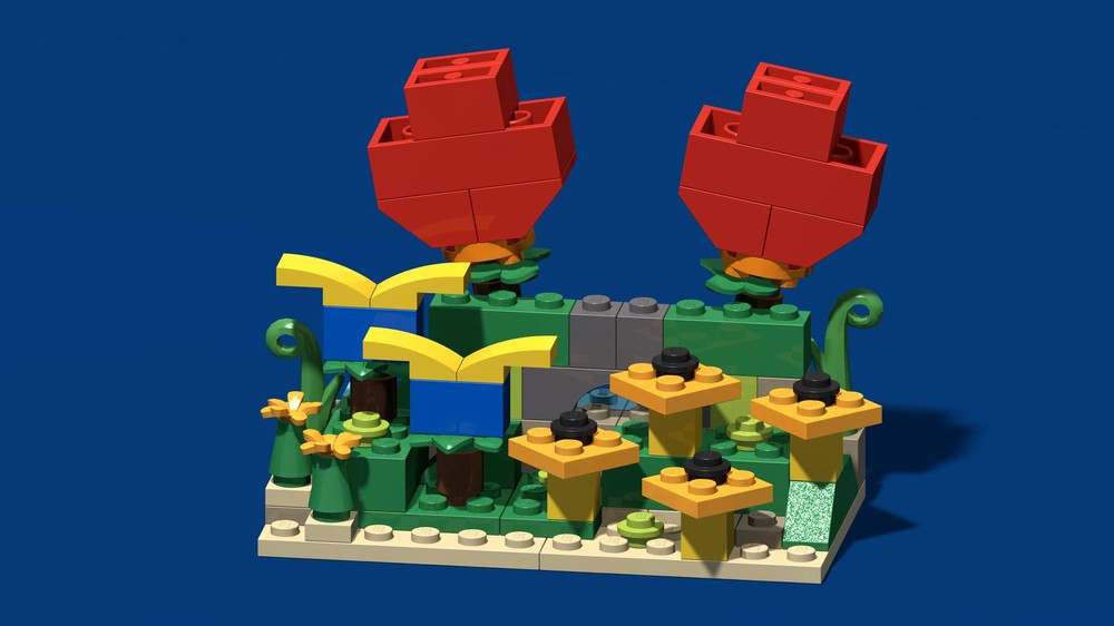 LEGO MOC BYGGLEK Flower Garden by mattking4 | Rebrickable - Build with LEGO