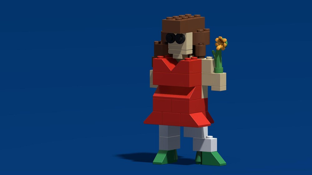 Lego Moc Bygglek Lady In Red By Mattking4 Rebrickable Build With Lego