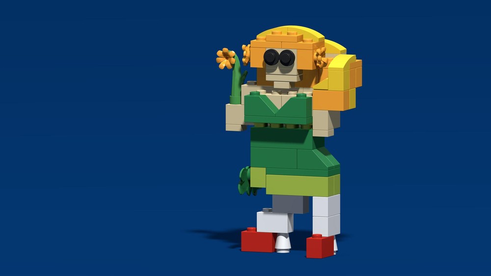 LEGO MOC BYGGLEK Lady in Green by mattking4 | Rebrickable - Build with LEGO