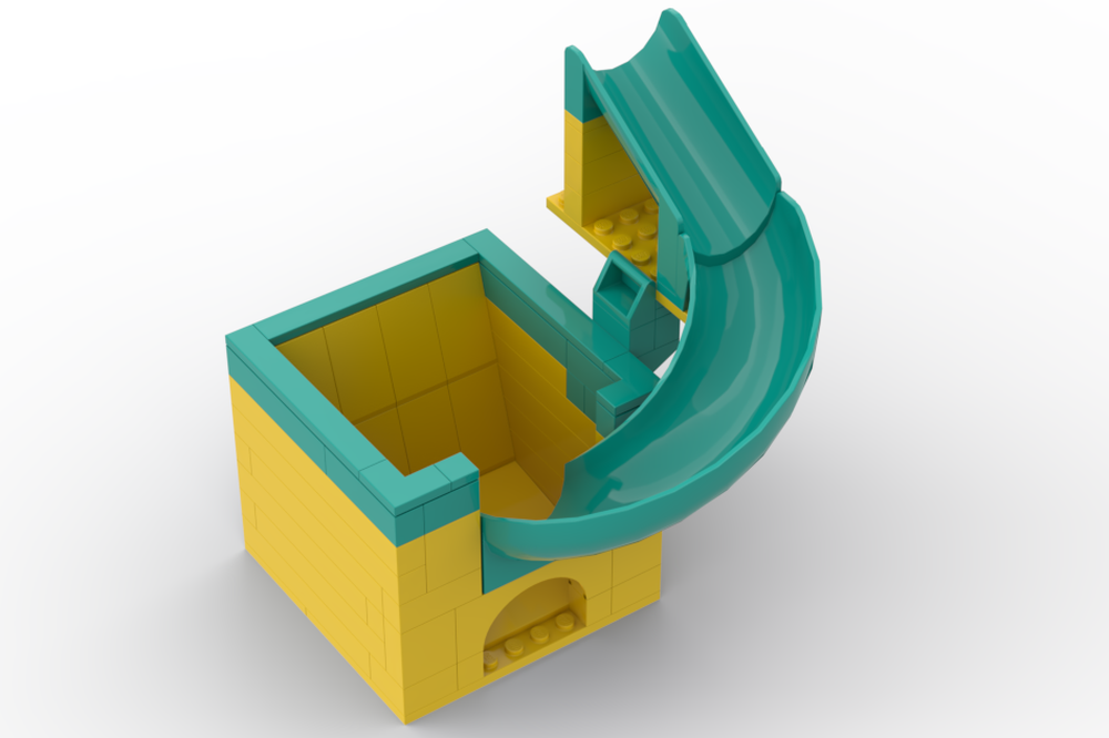 Lego Moc Gbc Simple Slide Module By Linfindel Rebrickable Build