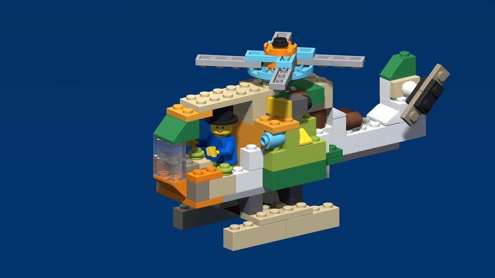 Lego Moc Bygglek Helicopter By Mattking4 Rebrickable Build With Lego