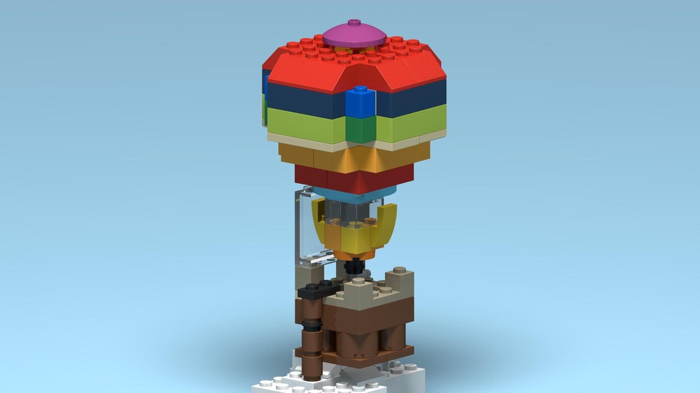 Lego Moc Bygglek Hot Air Balloon By Mattking4 Rebrickable Build