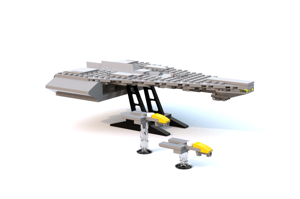LEGO MOC The Flurry - Quasar Fire-Class Bulk Cruiser by yaybricks ...