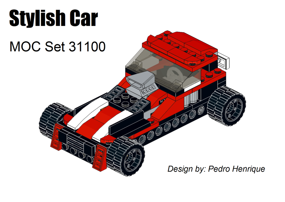 LEGO MOC Stylish Car - MOC 31100 by Pedro_Henrique | Rebrickable ...