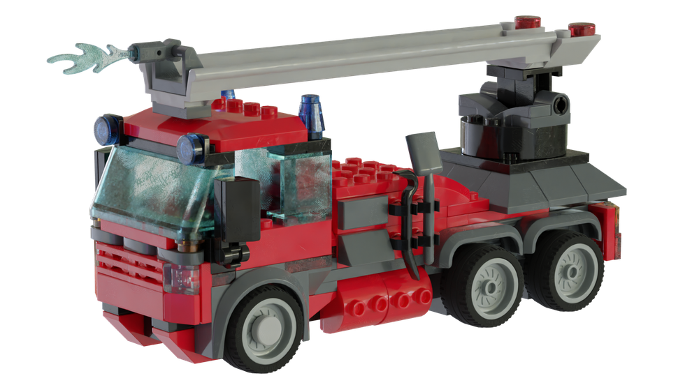 Lego Moc Firetruck By Tomek79pl Rebrickable Build With Lego