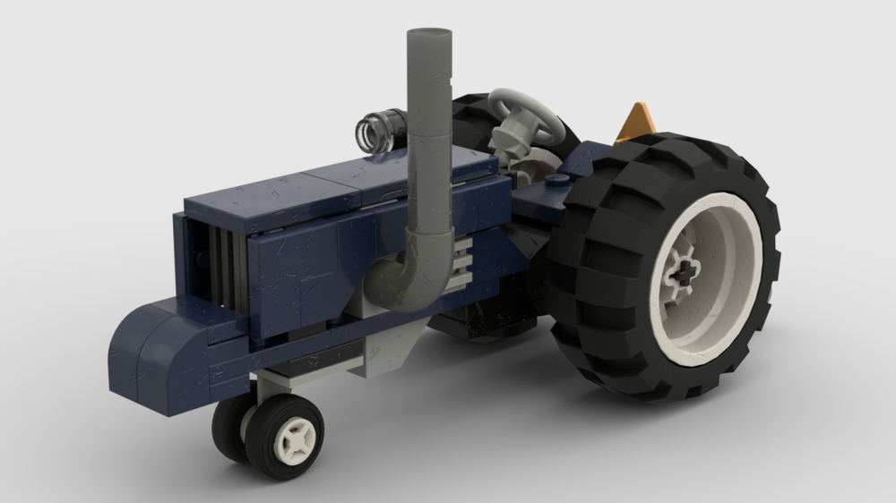 LEGO MOC Antique Tractor by Rocket Racer318 | Rebrickable - Build with LEGO