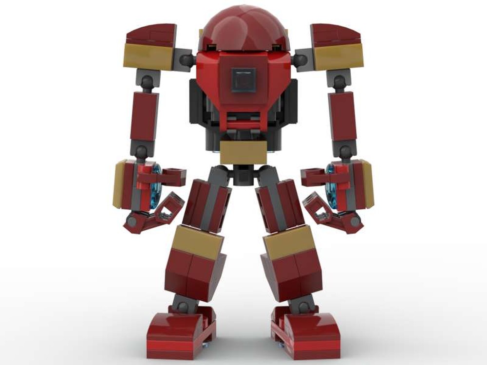 LEGO MOC Iron Man Mech by meregt | Rebrickable - Build with LEGO