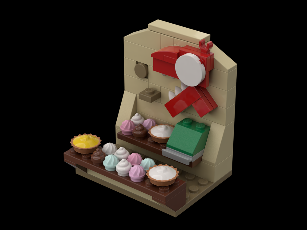 LEGO MOC JW Bakery Stand by Spinobreaker | Rebrickable - Build with LEGO