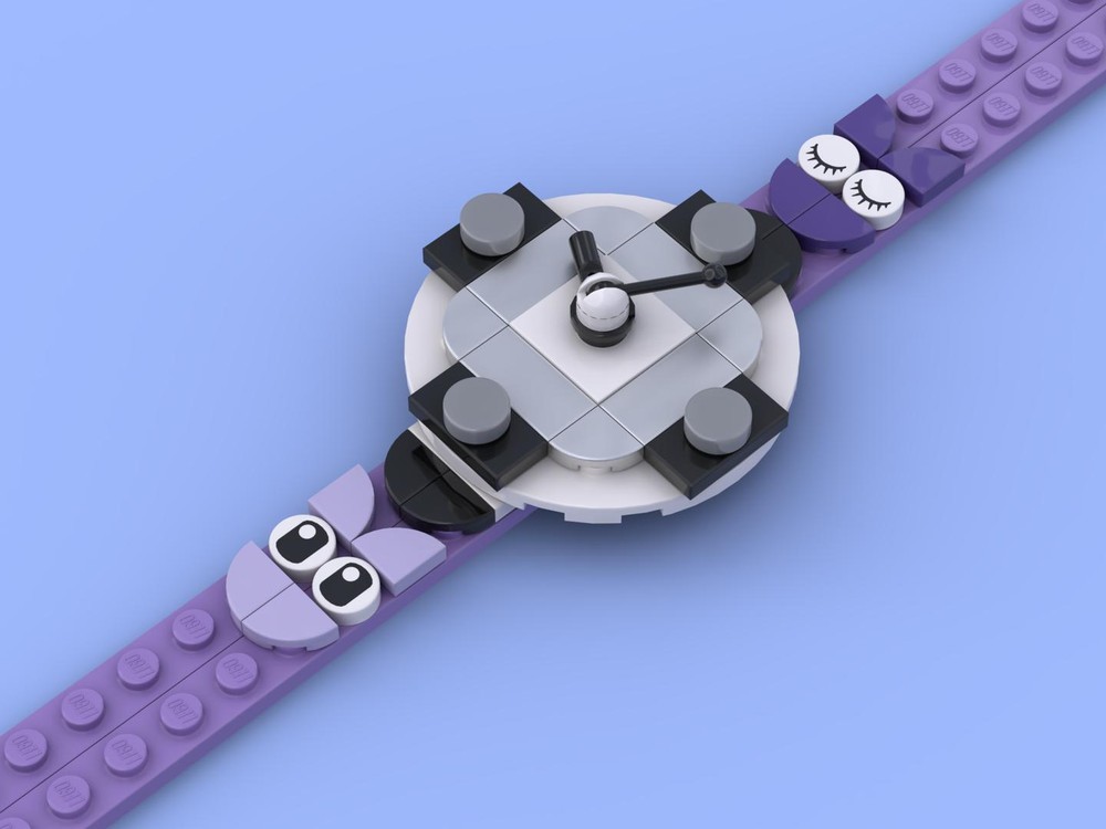 LEGO MOC Analog watch bracelet by aquir | Rebrickable - Build with LEGO