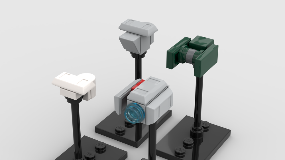 LEGO MOC 1:1455 Bounty Hunter Ships: Razor Crest, Halo, Mist Hunter ...