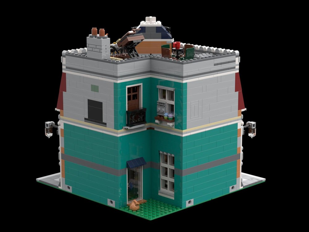 LEGO MOC Birch Books & Apartment - 10270 Bookshop Alternative Build by ...