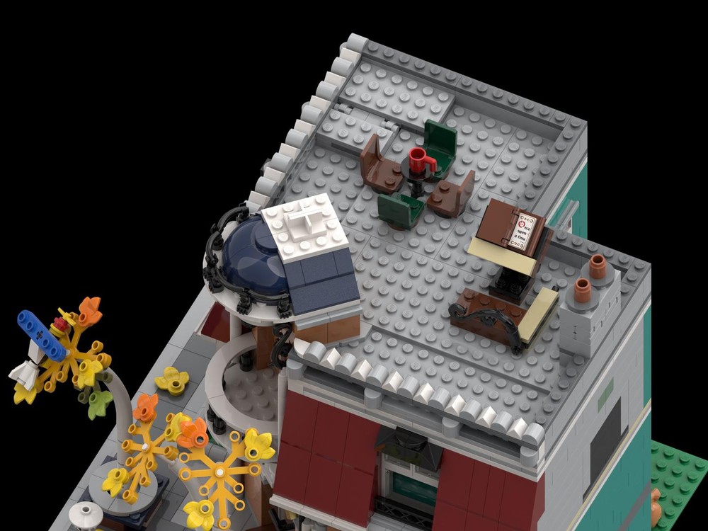 LEGO MOC Birch Books & Apartment - 10270 Bookshop Alternative Build by ...