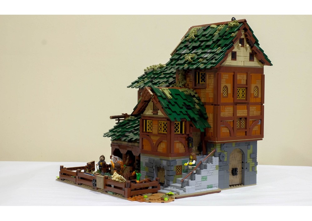 LEGO MOC MEDIEVAL BARN by Baylon0613 | Rebrickable - Build with LEGO