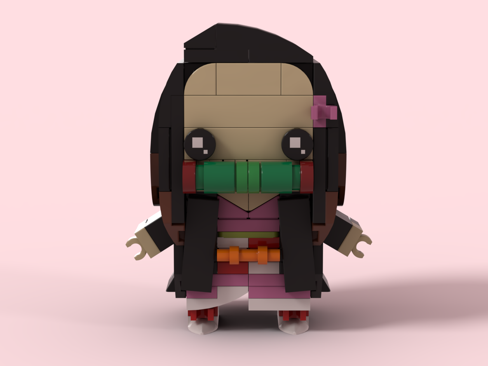 LEGO MOC Nezuko 彌豆子 Brickheadz by legomania_josh | Rebrickable - Build ...