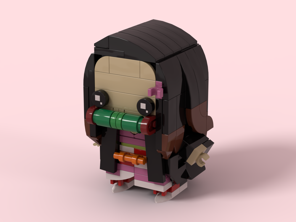 LEGO MOC Nezuko 彌豆子 Brickheadz by legomania_josh | Rebrickable - Build ...