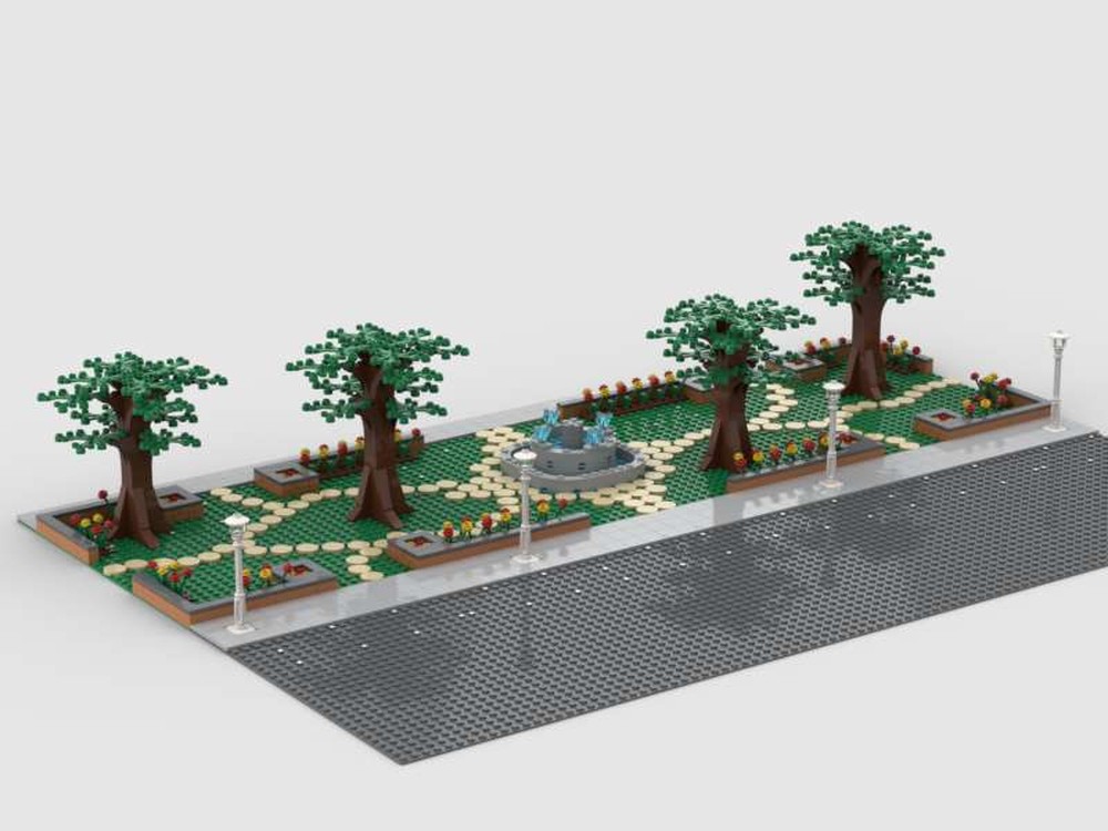 LEGO MOC Lego city park by JakeS | Rebrickable - Build with LEGO