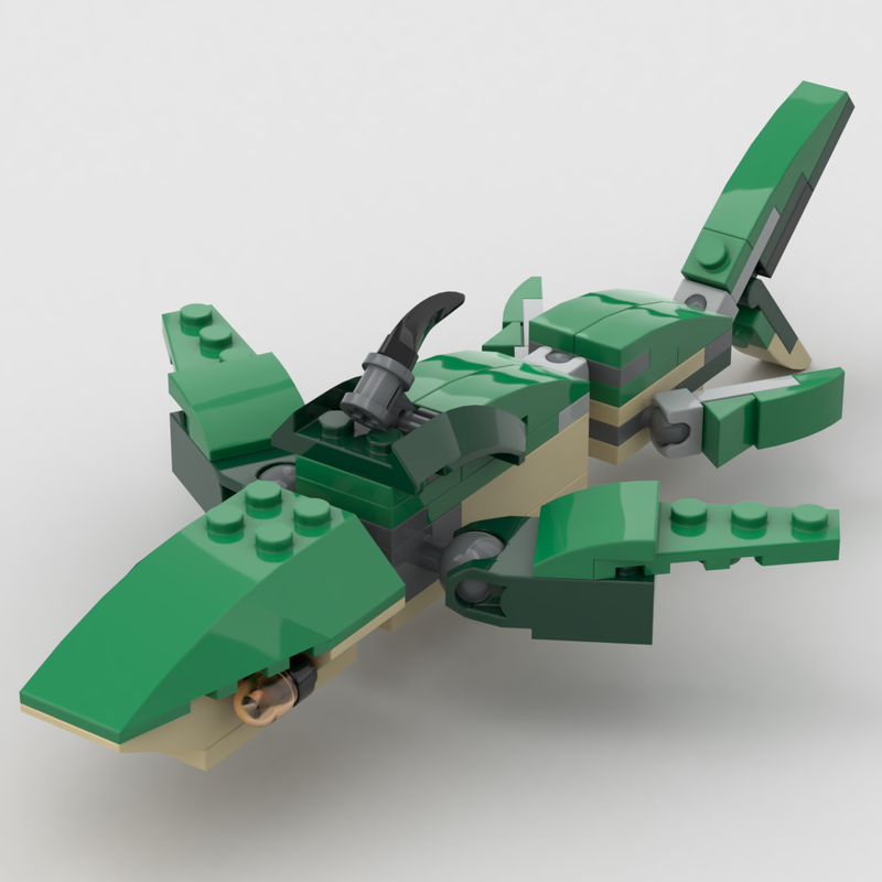 Lego Moc Shark By Jojo2021 Rebrickable Build With Lego