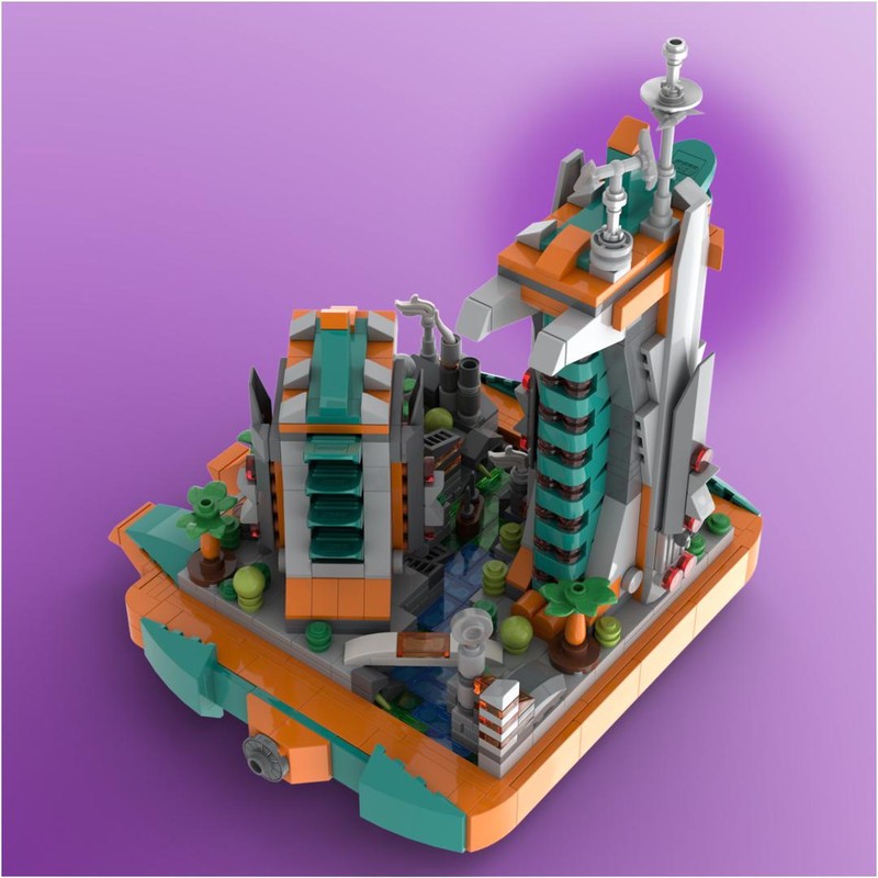 LEGO MOC The Separator Towers - 30 years of Brick Separators by the ...
