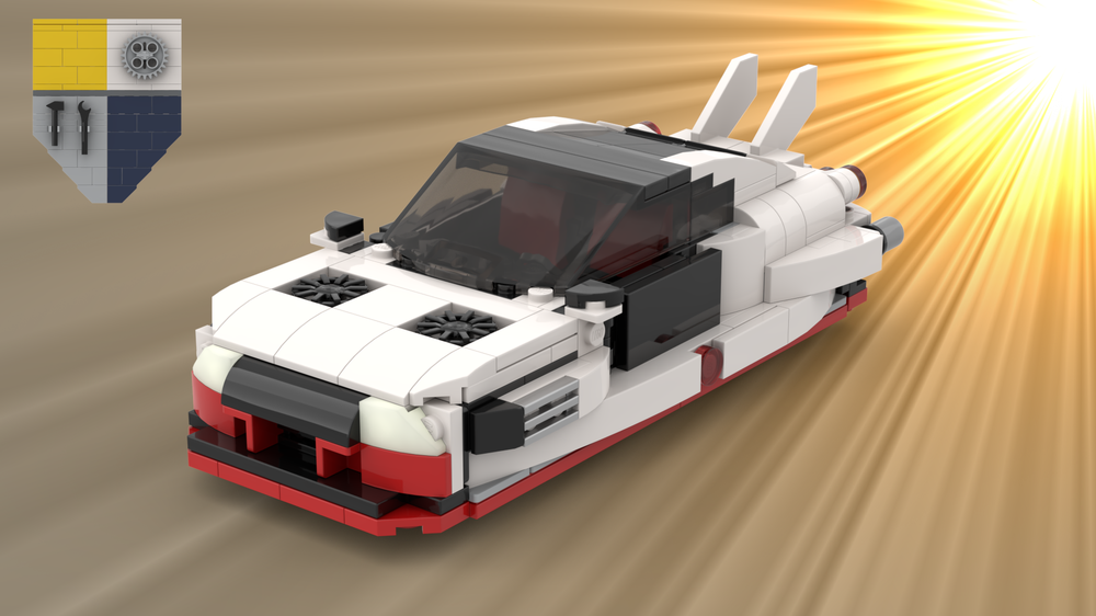 Lego Moc Nissan Gtx Hovercar By Legoindustries Rebrickable Build