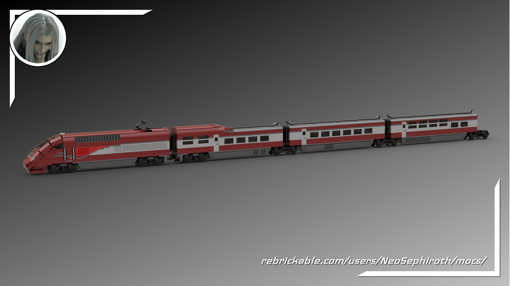 LEGO MOC Thalys PBKA High Speed Train by NeoSephiroth | Rebrickable ...