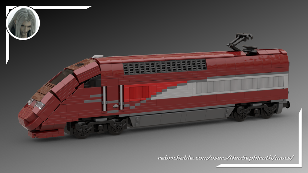 LEGO MOC Thalys PBKA High Speed Train by NeoSephiroth | Rebrickable ...