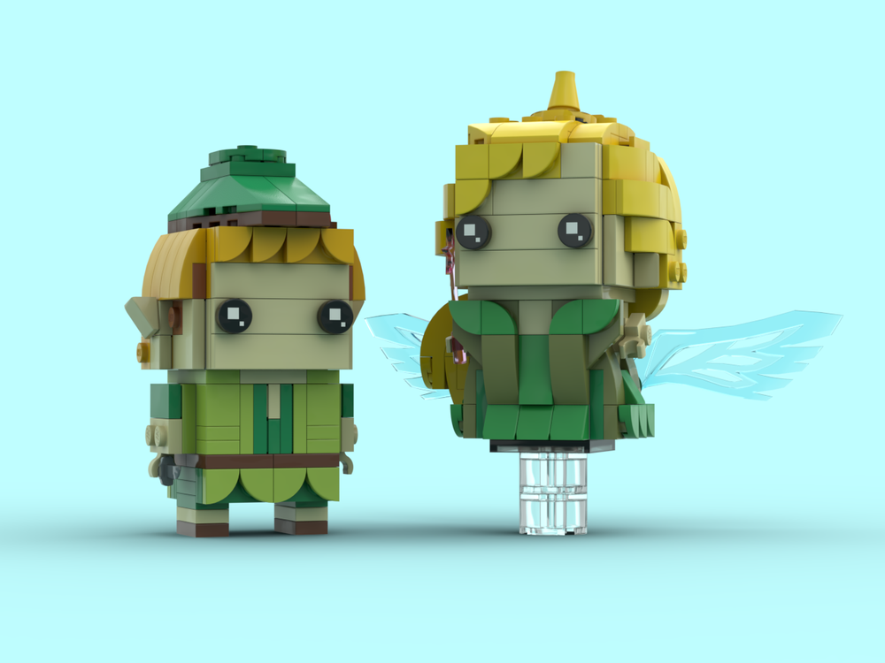 LEGO MOC Peter Pan and Tinkerbell by GetMeBricked | Rebrickable - Build ...