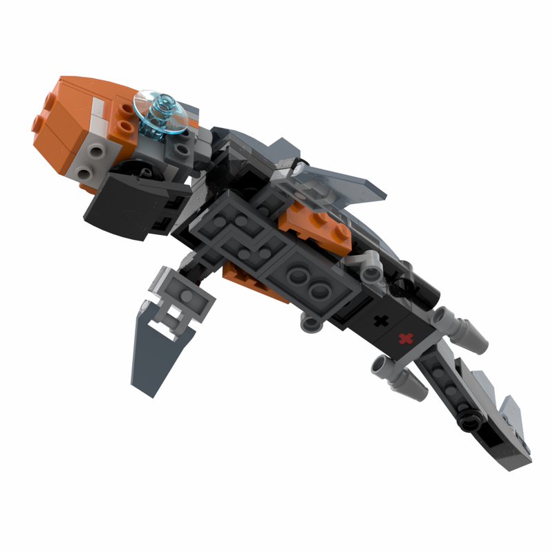 LEGO MOC Cyber Tiger Shark by Macharius | Rebrickable - Build with LEGO