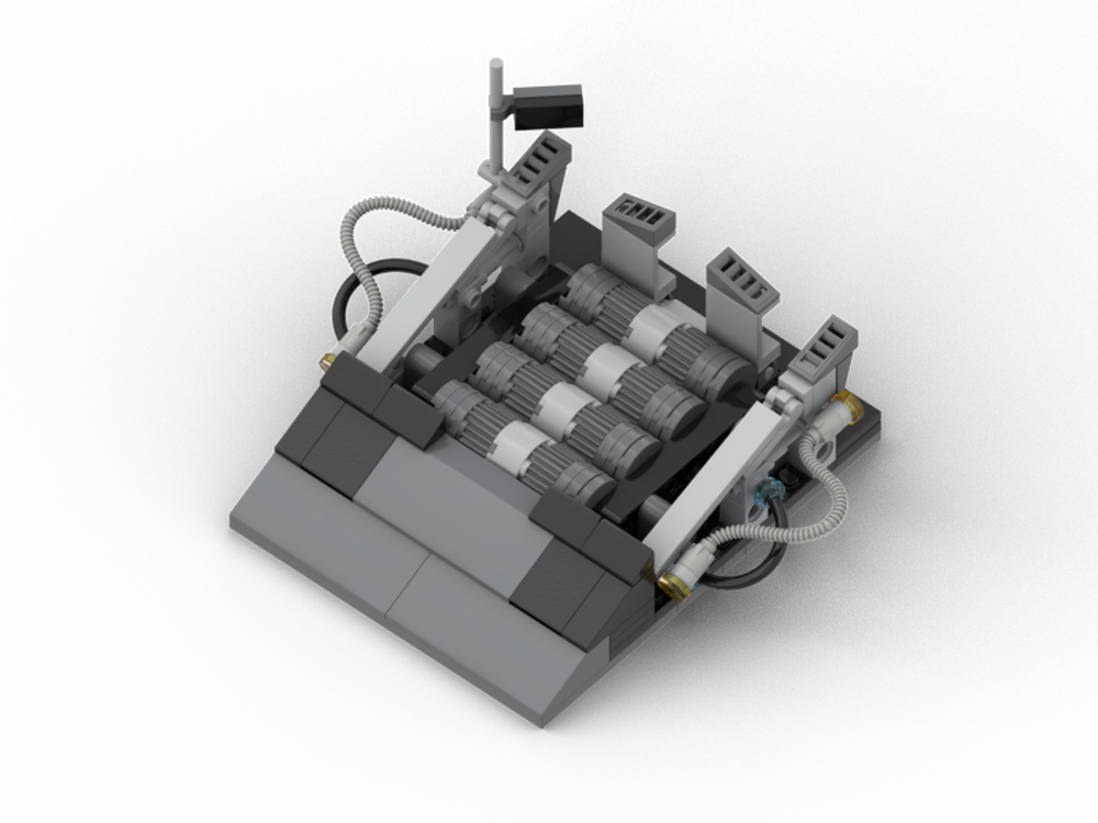 LEGO MOC Back to the Future - Time Machine Treadmill Switch by ...
