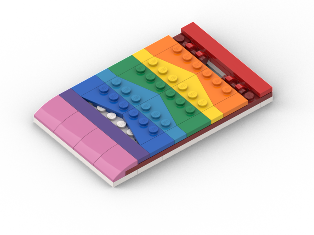 LEGO MOC Rainbow Trampoline by atributes16 | Rebrickable - Build with LEGO