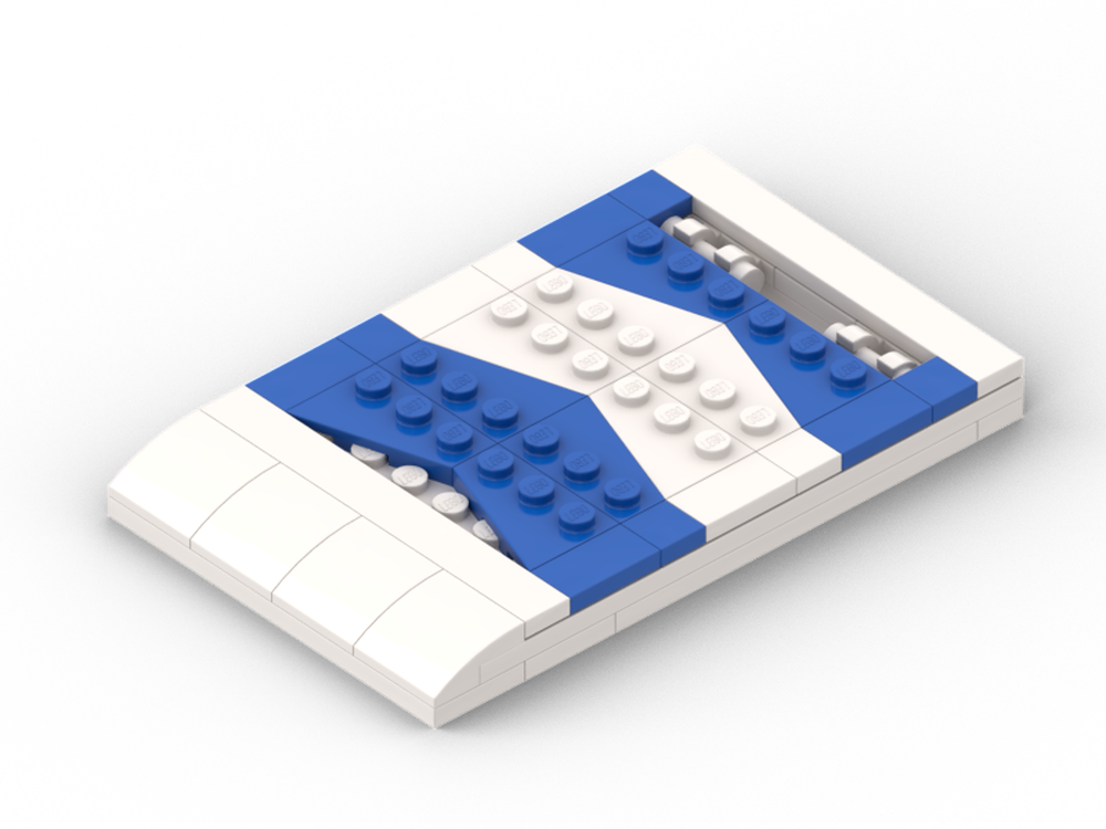 LEGO MOC White-Blue Trampoline by atributes16 | Rebrickable - Build ...