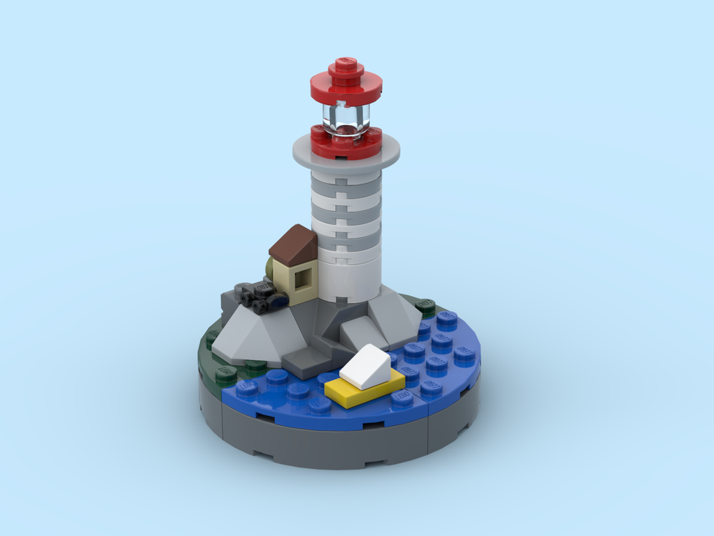 LEGO MOC Lighthouse Micro by croaker111 | Rebrickable - Build with LEGO