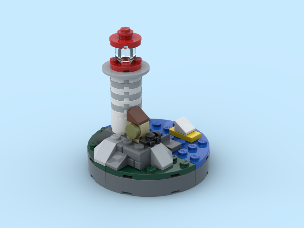 LEGO MOC Lighthouse Micro by croaker111 | Rebrickable - Build with LEGO