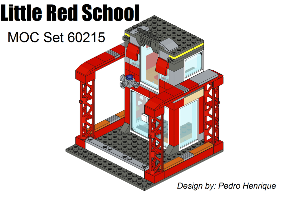 LEGO MOC Little Red School - MOC 60215 by Pedro_Henrique | Rebrickable ...