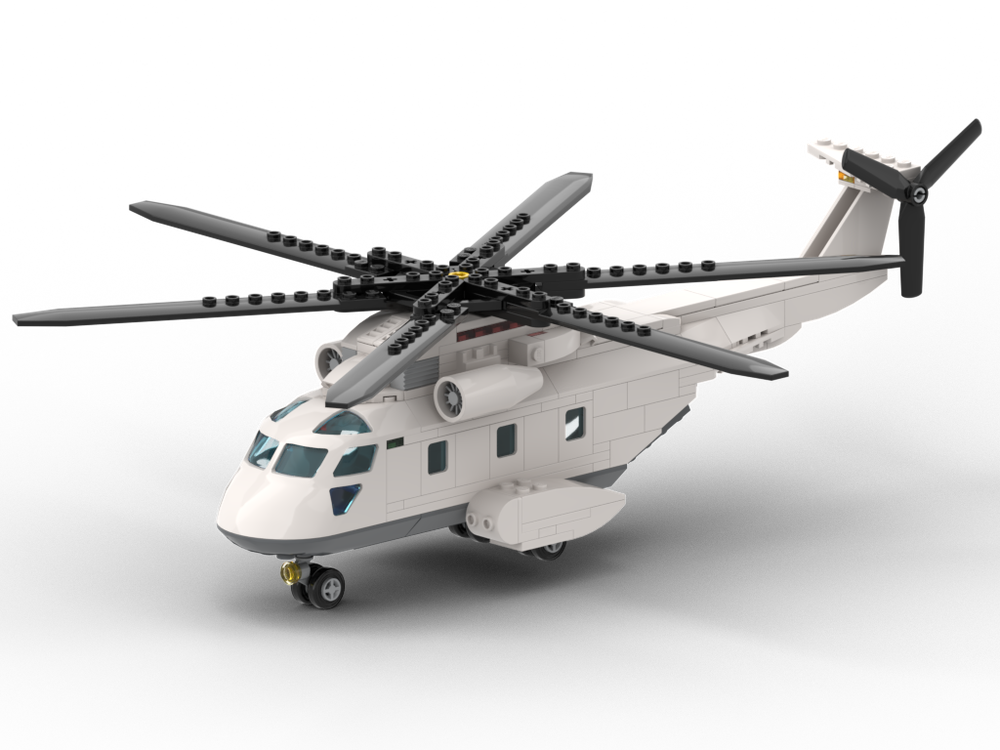 LEGO MOC CH-53 Sea Stallion by Firemodels | Rebrickable - Build with LEGO