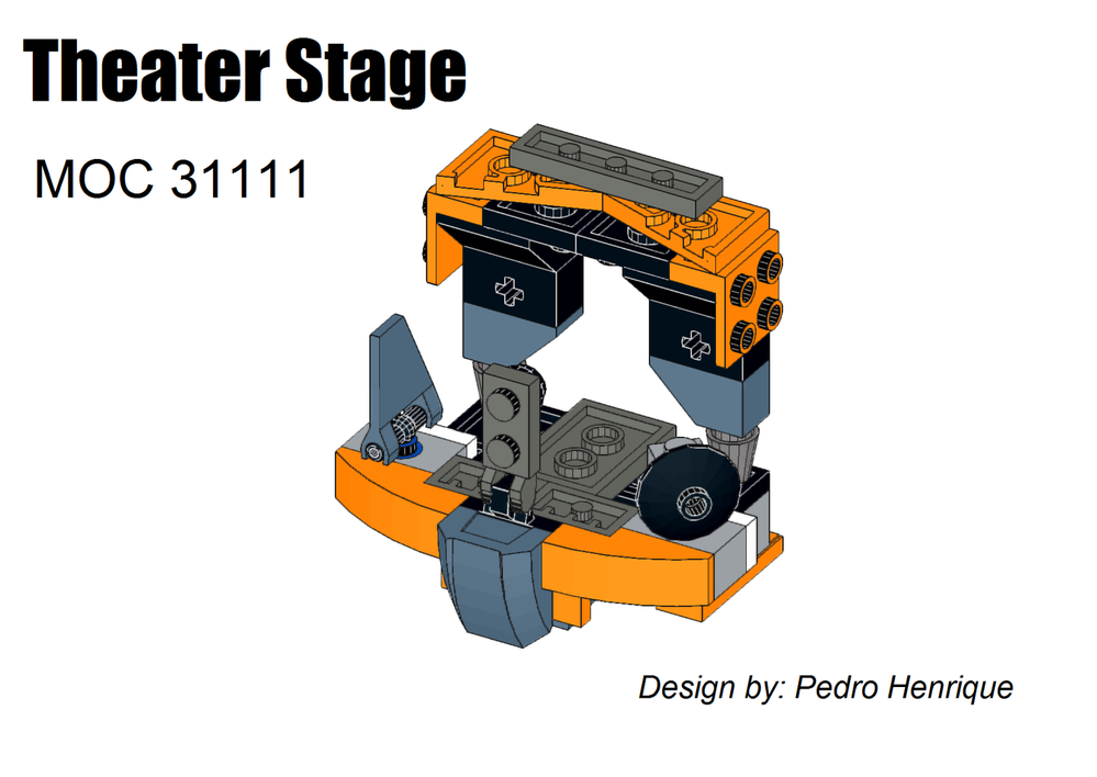 LEGO MOC Theater Stage - MOC 31111 by Pedro_Henrique | Rebrickable ...