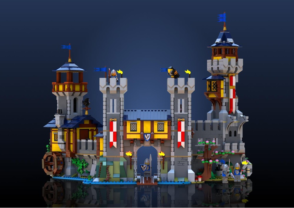 LEGO MOC Medieval Castle II – Mod Combining Two 3-in-1 Castles (31120 ...