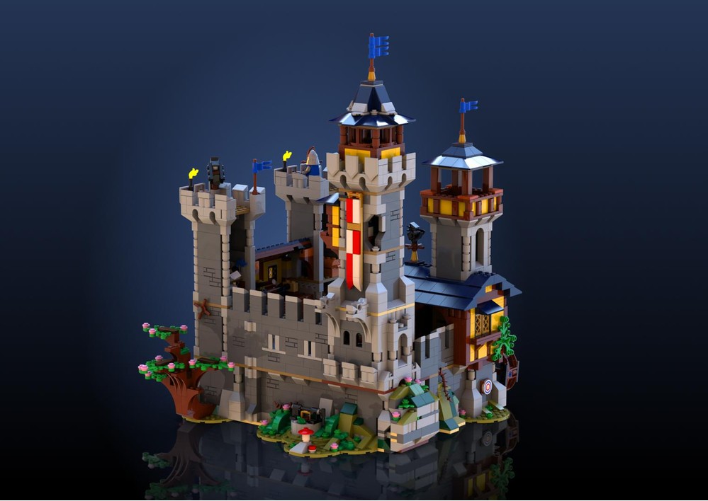 LEGO MOC Medieval Castle II – Mod Combining Two 3-in-1 Castles (31120 ...