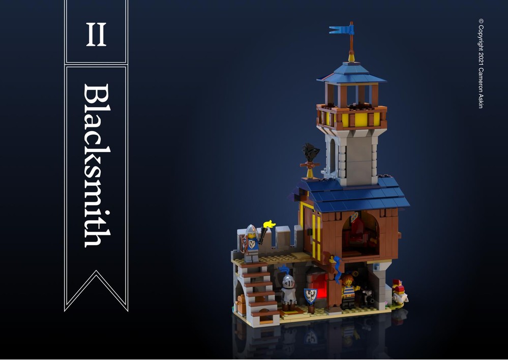 LEGO MOC Medieval Castle II – Mod Combining Two 3-in-1 Castles (31120 ...